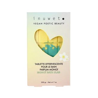 Inuwet Tablette monoï effervescente pour le bain - 200 g Inuwet