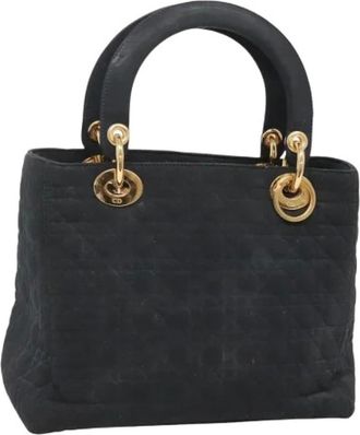 Dior Sac &agrave; main en nylon Pre-owned - Femme - Pre-owned - Noir - Taille: ONE Size