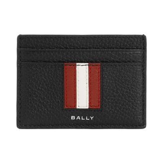 Bally Schwarzes Leder Kartenhalter Brieftasche - - Accessories - Herren - Schwarzk - ONE SIZE
