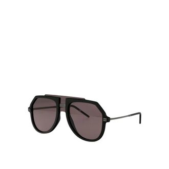 Dolce & Gabbana Homme, Accessoires, Noir, Taille: ONE Size Lunettes de soleil noires classiques