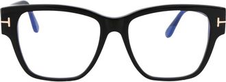 Tom Ford Femme, Accessoires, Noir, Taille: 50 MM Lunettes Optiques &Eacute;l&eacute;gantes Ft5745-B