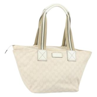 Gucci Pre-owned Vintage Tote Bag - - Pre-owned - Damen - Wei&szlig; - ONE SIZE