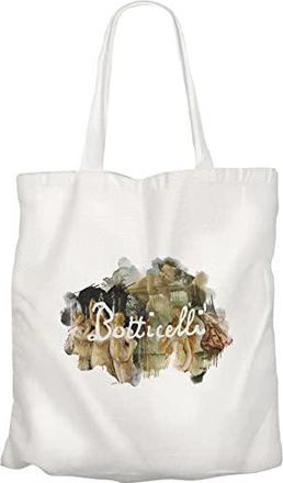 Fabulous Grand Sac Shopping Plage Etudiant Botticelli Signature Peinture Renaissance Célèbre Peintre Artiste Portraits
