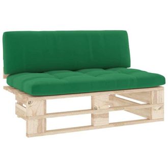 vidaXL Outdoor-Mittelsofa Paletten Impr&auml;gniertes Kiefernholz vidaXL