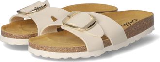 Beliana Damen Pantolette in beige - Gr. 39