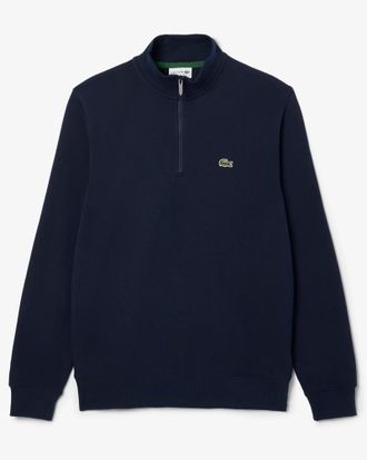 Lacoste Sweat-Troyer mit kleinem Krokodil-Aufn&auml;her, Classic Fit in