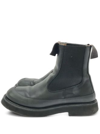 Celine bottines chelsea en cuir - Noir