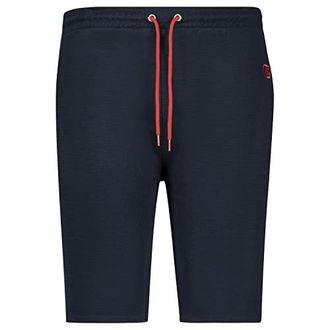 Adamo Pantalon de jogging court Ottoman Rippe Serie Marcel en bleu fonc&eacute; jusqu&agrave; la grande taille 10XL, bleu, 6XL