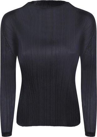 Issey Miyake Damen, Oberteile, Schwarzk, LGröße