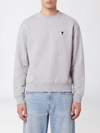 Ami Sweatshirt aus Baumwolle mit Rundhalsausschnitt und gesticktem Ami de Coeur-Logo