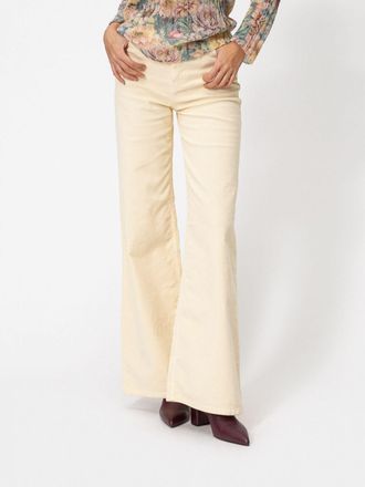 Twinset Hoch taillierte Schlaghose aus Cord