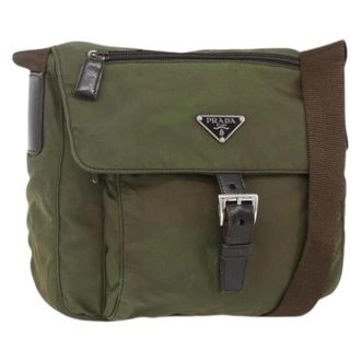 Prada Pre-owned Nylon Cross Body Bag - - Pre-owned - Damen - Gr&uuml;n - ONE SIZE