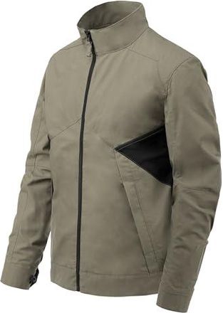 Helikon-Tex Greyman Urban Line Veste pour homme, 5 poches, fermeture éclair, manteaux, vestes de printemps, bomber, Vert taïga/noir, 3XL