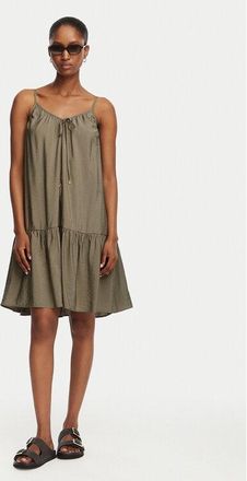 Only Sommerkleid Misara 15373962 Dunkelgr&uuml;n Regular Fit