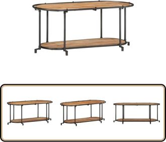 vidaXL TV-Schrank 100x42x40 cm Massivholz Akazie - Vidaxl