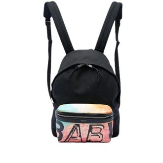 Saint Laurent Pre-owned Toile sacs-dos - Femme - Pre-owned - Noir - Taille: ONE Size