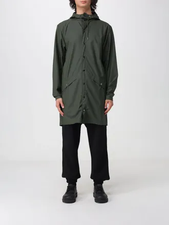 Rains Imperm&eacute;able &agrave; capuche longueur genou en tissu technique recycl&eacute;