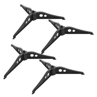 Garneck 4 Stück Weihnachtsbaumständer Kunststoff Grün 12cm Ersatzhalterung für Künstliche Weihnachtsbäume Abnehmbar Stabil für Große Christbäume Platzsparend 