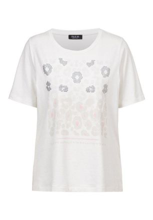 Tuzzi Nero T-Shirt mit Animal-Print