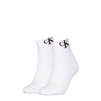 Calvin Klein Socks Ckj Women Quarter 2P Monogram