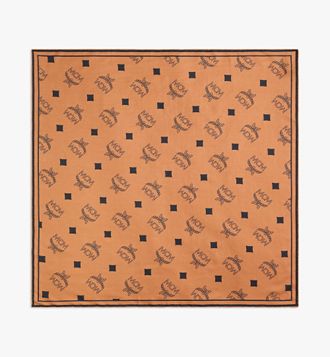 MCM Bandanatuch mit Monogramm-Print COGNAC MONOGRAM