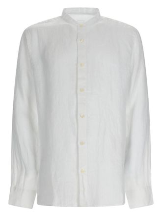 120% Lino 100% Linen Shirt - White