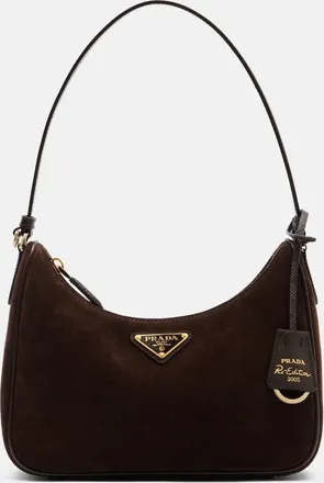 Prada Schultertasche Prada Re-Edition aus Veloursleder