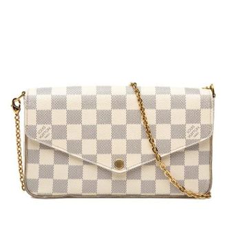 Louis Vuitton Sac bandouli&egrave;re Pochette Felicie Pre-owned - Femme - Pre-owned - Blanc - Taille: ONE Size