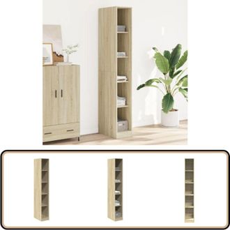 vidaXL Garde-robe chêne sonoma 30x50x200 cm bois dingénierie - Vidaxl