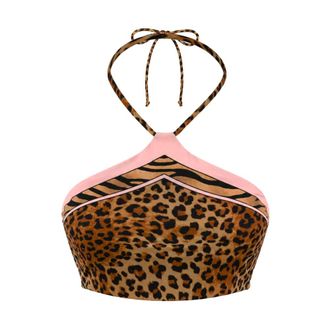 MC2 Saint Barth Sand Leopard Foulard 1921 - - Swimwear - Damen - Mehrfarbig - S