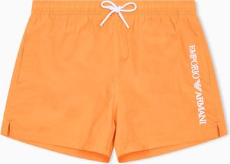 Emporio Armani Herren Short Boxer Badehose, Coral Rose, XL