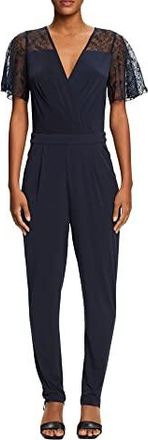 Esprit 033EO1L302 Salopette, 400/bleu Marine, S Femme