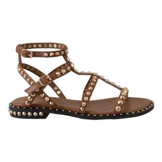 Ash Ash, Femme, Chaussures, Brun, Taille: 40 EU Precious Studded Flat Sandal