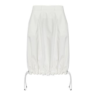 Coperni Technischer- taillierter Ballonrock - - Skirts - Damen - Wei&szlig; - S