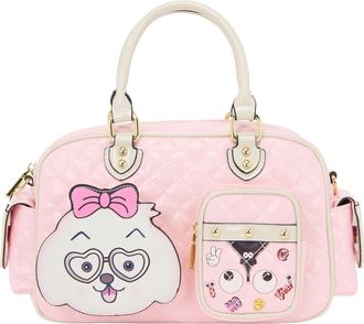 Mymo Handtasche Handtasche Frauen rosa wei&szlig;