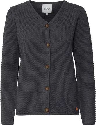 Oxmo Cardigan OXHelga Damen Feinstrick Cardigan/Strickjacke