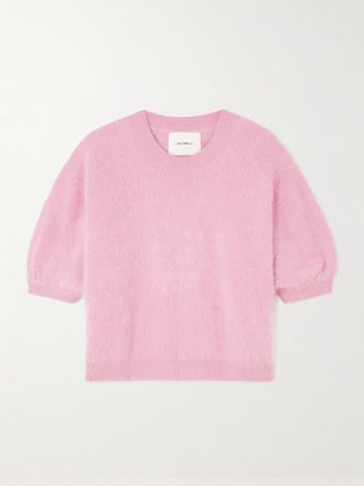 Lisa Yang Pull En Cachemire Bross&eacute; Juniper - Rose