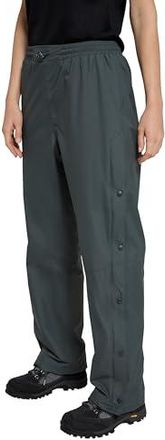 Mountain Warehouse Surpantalon Downpour pour Femmes imperméable - Court, Respirant, résistant, Coutures soudées avec Demi-Zip - Voyages, randonnée en Toutes Saisons Kaki