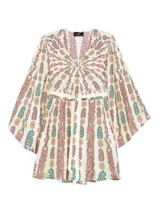 Etro Knielanges Kleid - Gr&uuml;n