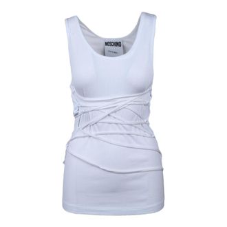 Moschino Damen, Oberteile, Wei&szlig;, MGr&ouml;&szlig;e
