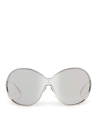 Alaia Lunettes De Soleil - Argent