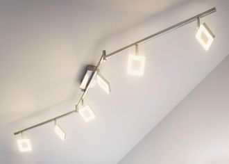 Casa Nova Spotleiste REAL (BHT 176x10x17 cm) BHT 176x10x16,5 cm grau