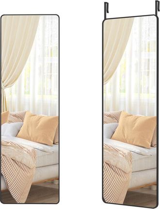 Songmics Songmics - Miroir pleine longueur, 120 x 40 cm, rectangulaire, cadre en alliage daluminium, verre tremp&eacute;, noir dencre