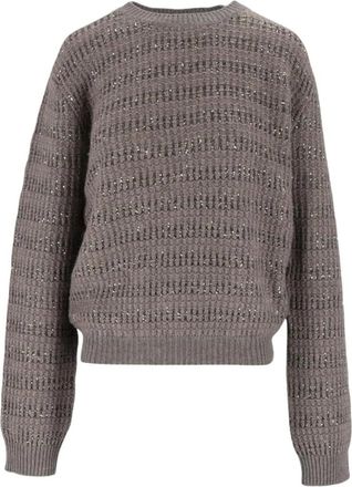 Fabiana Filippi Strickpullover mit Struktur - - Knitwear - Damen - Braun - L