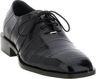 Giuseppe Zanotti Lace-Up Flat - Black