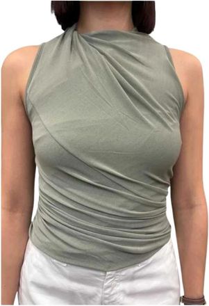 Rick Owens Femme, Tops, Vert, Taille: 34 FR Luna Top