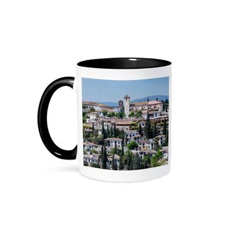 Generic Spanien, Andalusien. Granada. Blick &Uuml;ber Eine Spanische Stadt. Tassen Mit Henkel Keramikbecher Langlebiges Tasse F&uuml;r Kakao Kaffee Espresso 330Ml