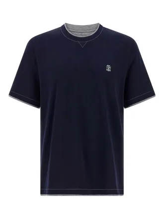 Brunello Cucinelli T-Shirt - Bleu