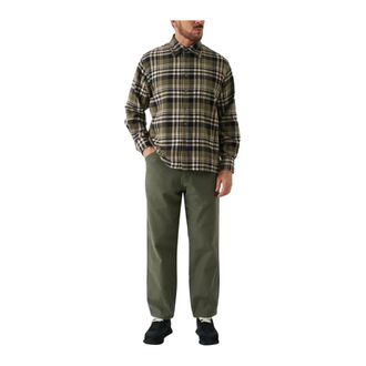 Universal Works 35756 Hemd - - Shirts - Herren - Gr&uuml;n - L