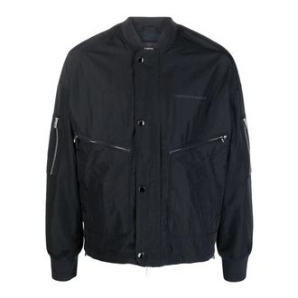 Emporio Armani Blaue Bomberjacke 3R1Bm51Nnfz0920 - - Jackets - Herren - Blau - L